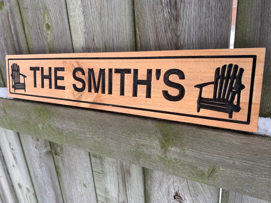 Custom Trail Sign | Outdoor Sign | Personalized Trail Sign | Engraved ...