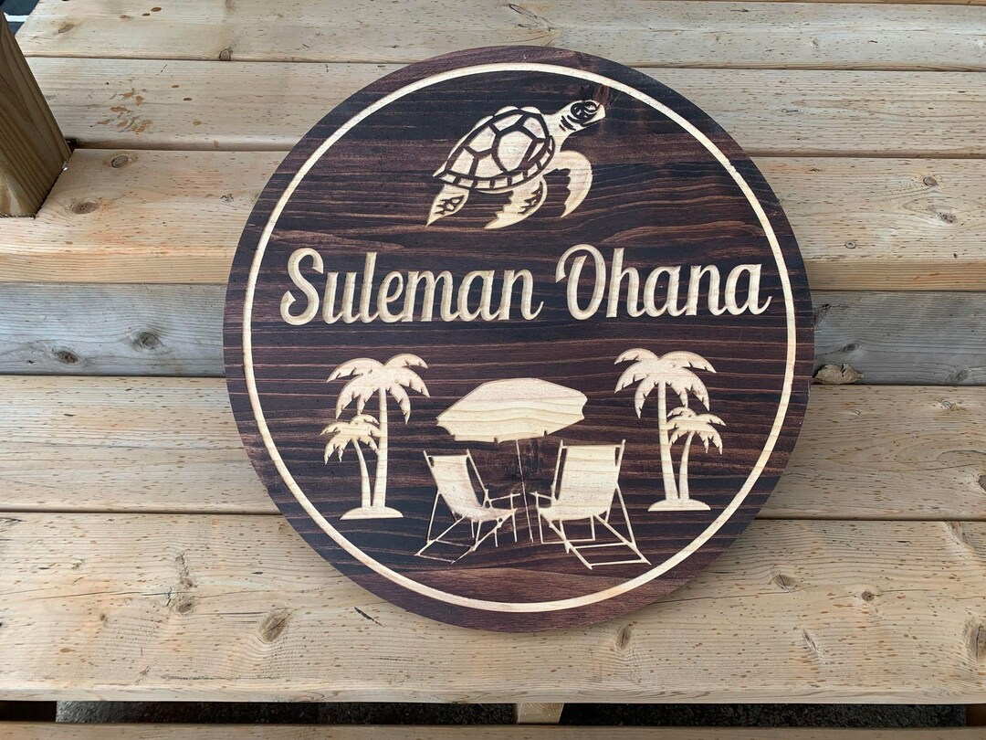 Custom Beach Sign | Custom Lakehouse Sign | Personalized Cottage Sign ...