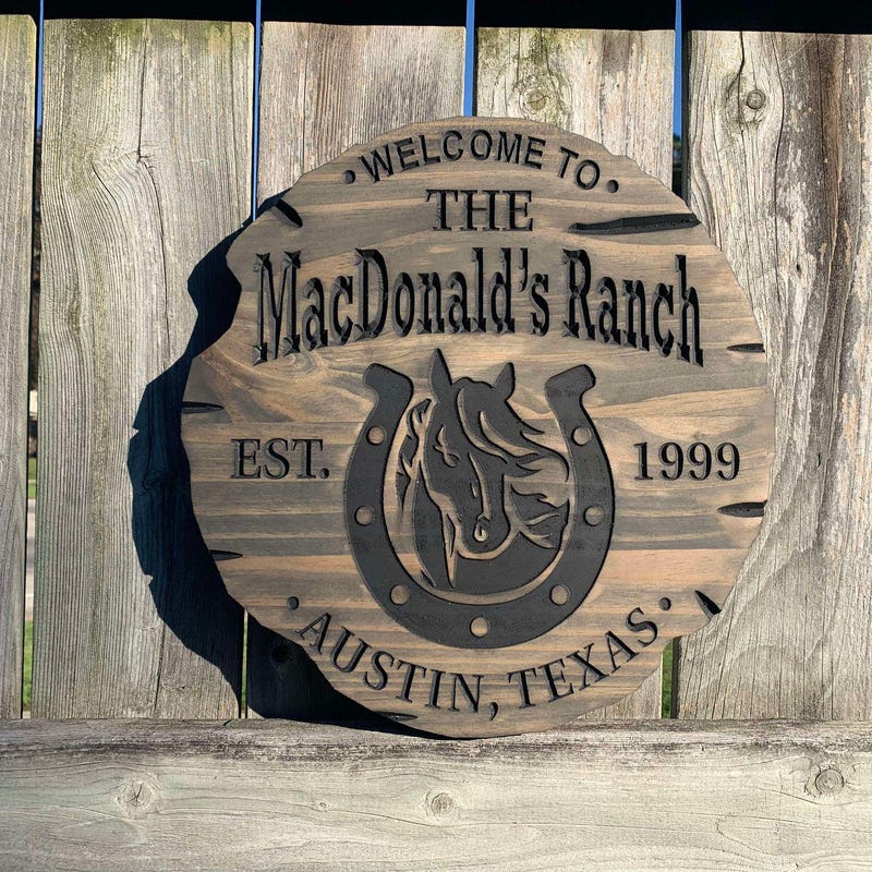Ranch Sign - Etsy