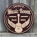 Custom Guitar Sign | Personalized Wood Sign | Wooden Music Sign ...