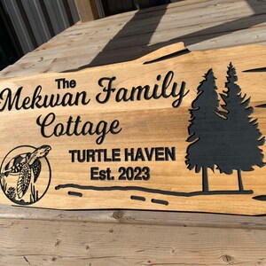 Wood Cottage Sign | Custom Cottage Sign | Wood Cottage Sign ...