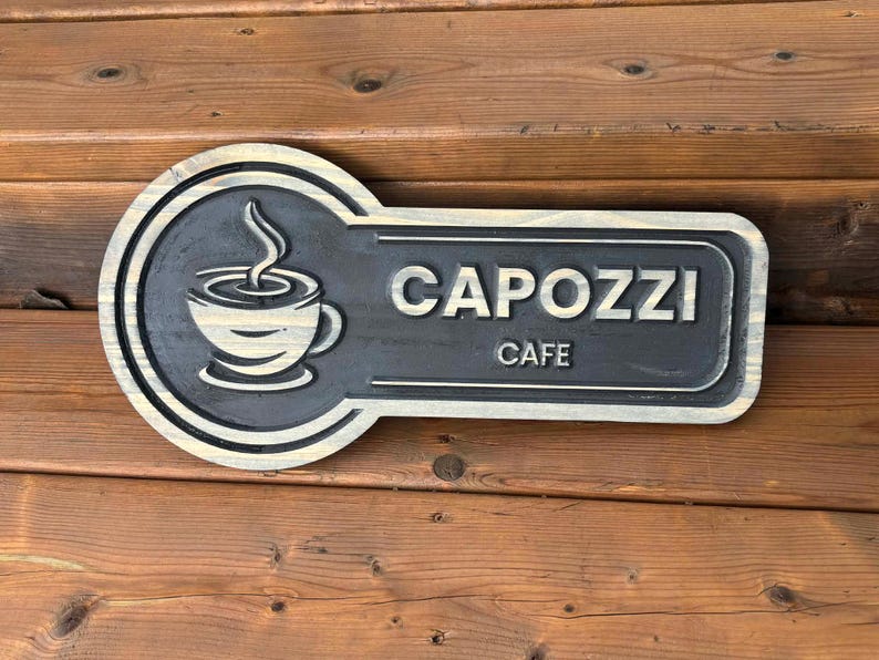 Custom Wooden Coffee Bar Sign | Housewarming Gift for Her | Wood ...