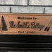 Custom Cottage Sign | Custom Engraved Sign | | Personalized Family Name ...