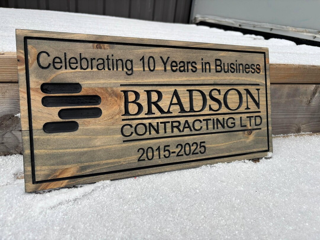 Custom Rustic Business Sign | Custom Engraved Name Sign | Business Name ...