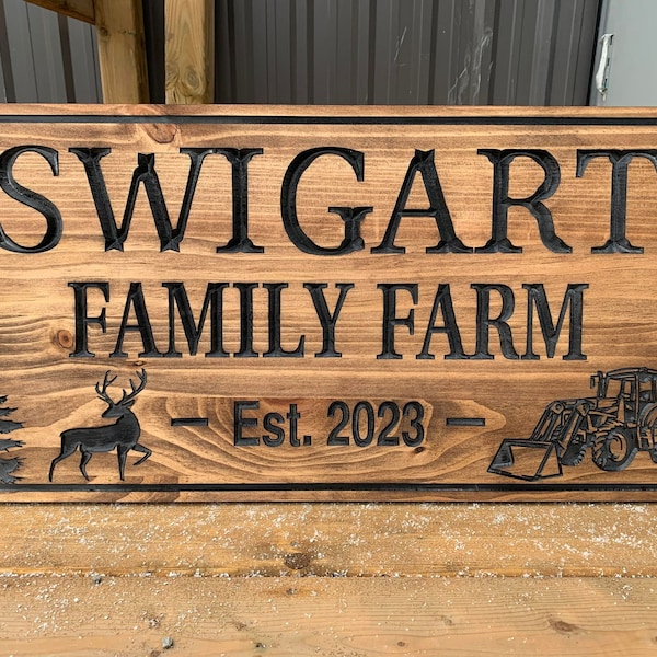 Rustic Farm Sign - Etsy