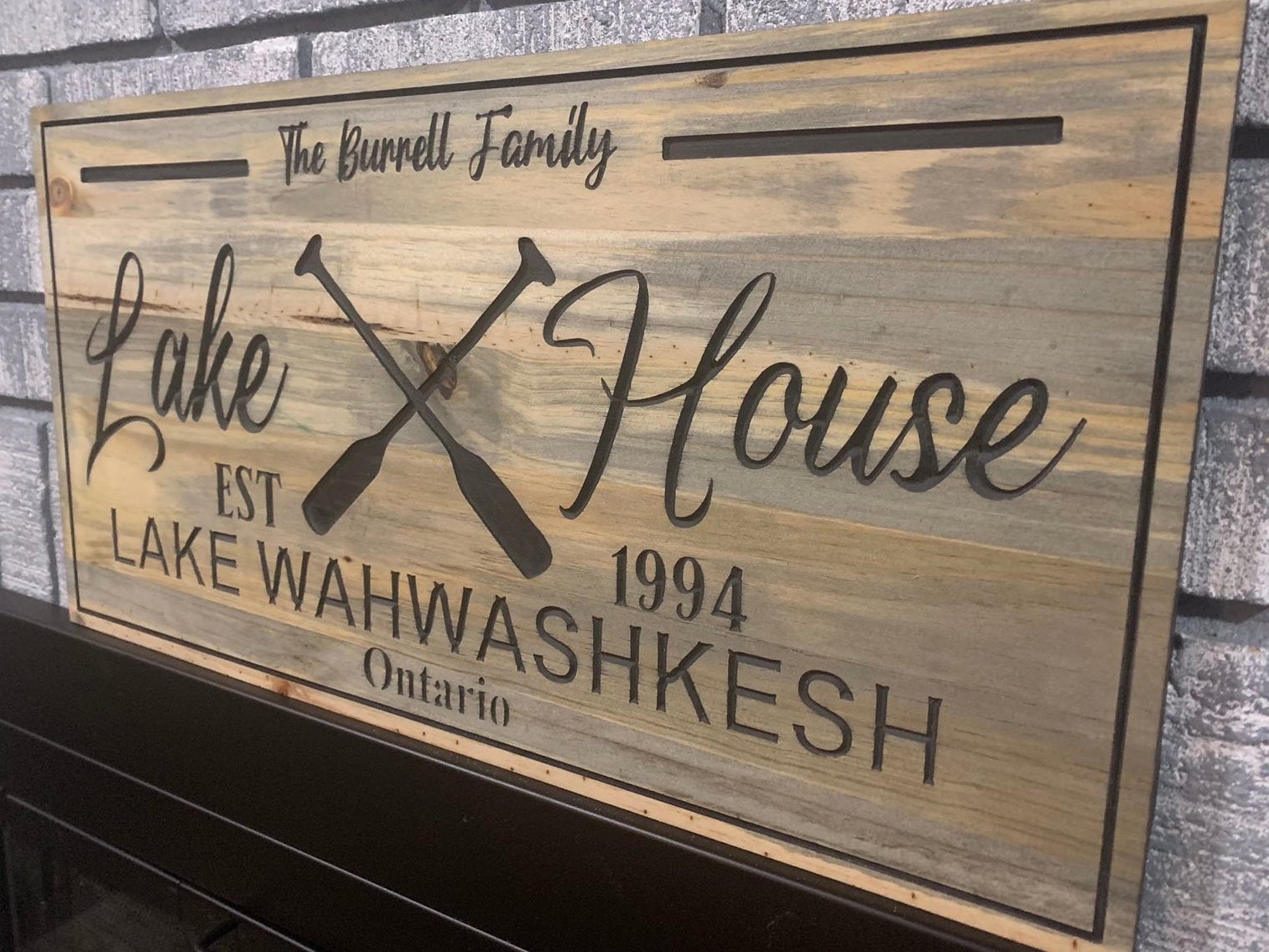 Custom Rustic Cottage Sign Custom Engraved Lakehouse Sign - Etsy Canada