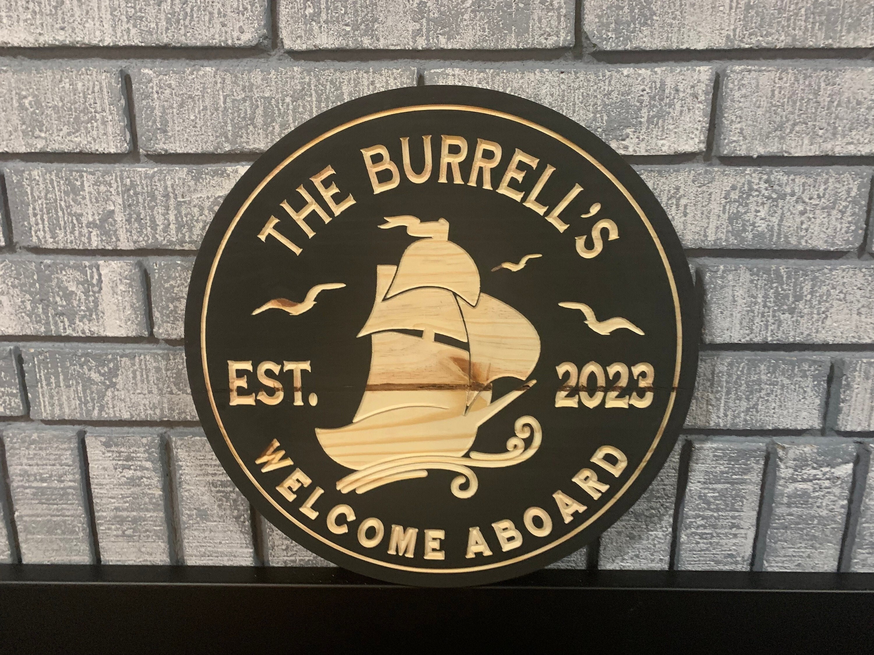 Custom Outdoor Retreat Sign | Wooden Plaque | Custom Cottage Decor ...