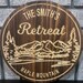 Custom Rustic Wood Retreat Sign – Personalized Cabin or Lodge Wall ...