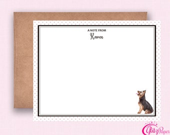 Yorkie Thank You Card - Etsy