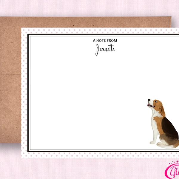 Beagle Thank You Cards - Etsy