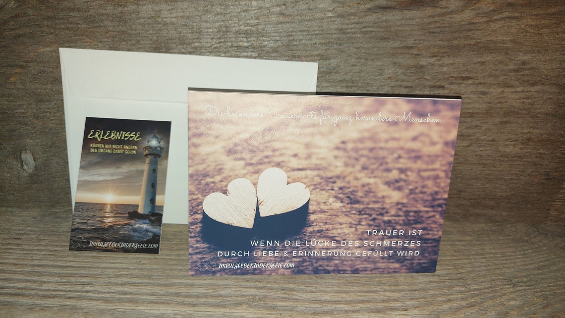 Sympathy Card Mourning Card Mourning Is... Including Impulse Card and ...