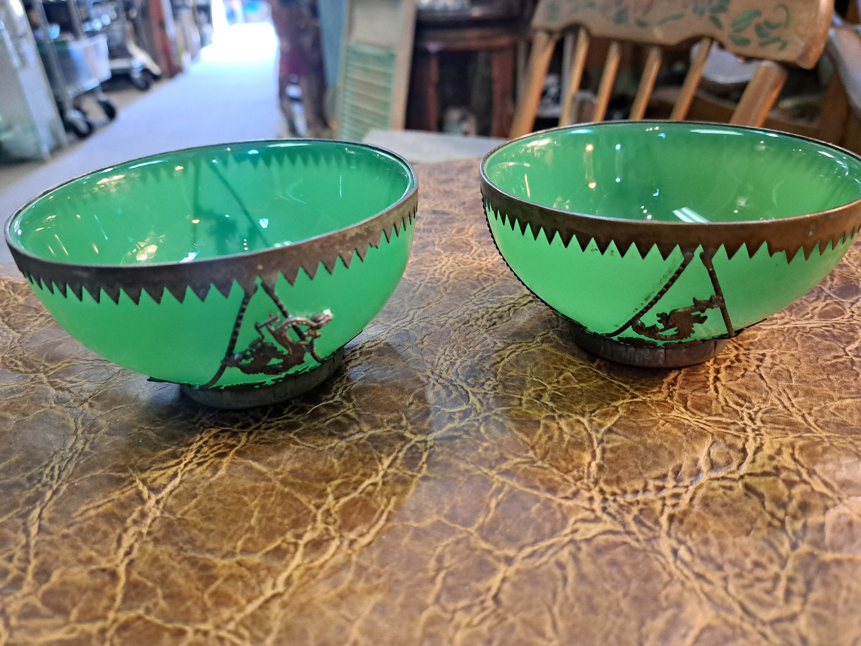 Vintage Jade Dragon Cups - Pair - Etsy