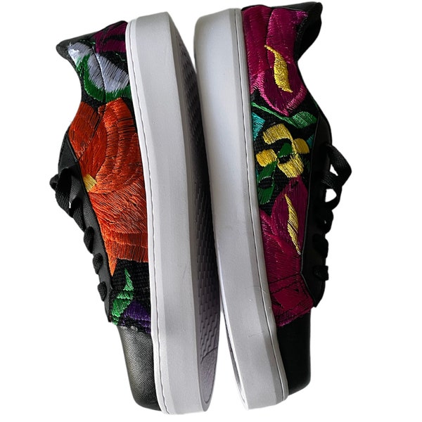 Embroidered Shoes - Etsy