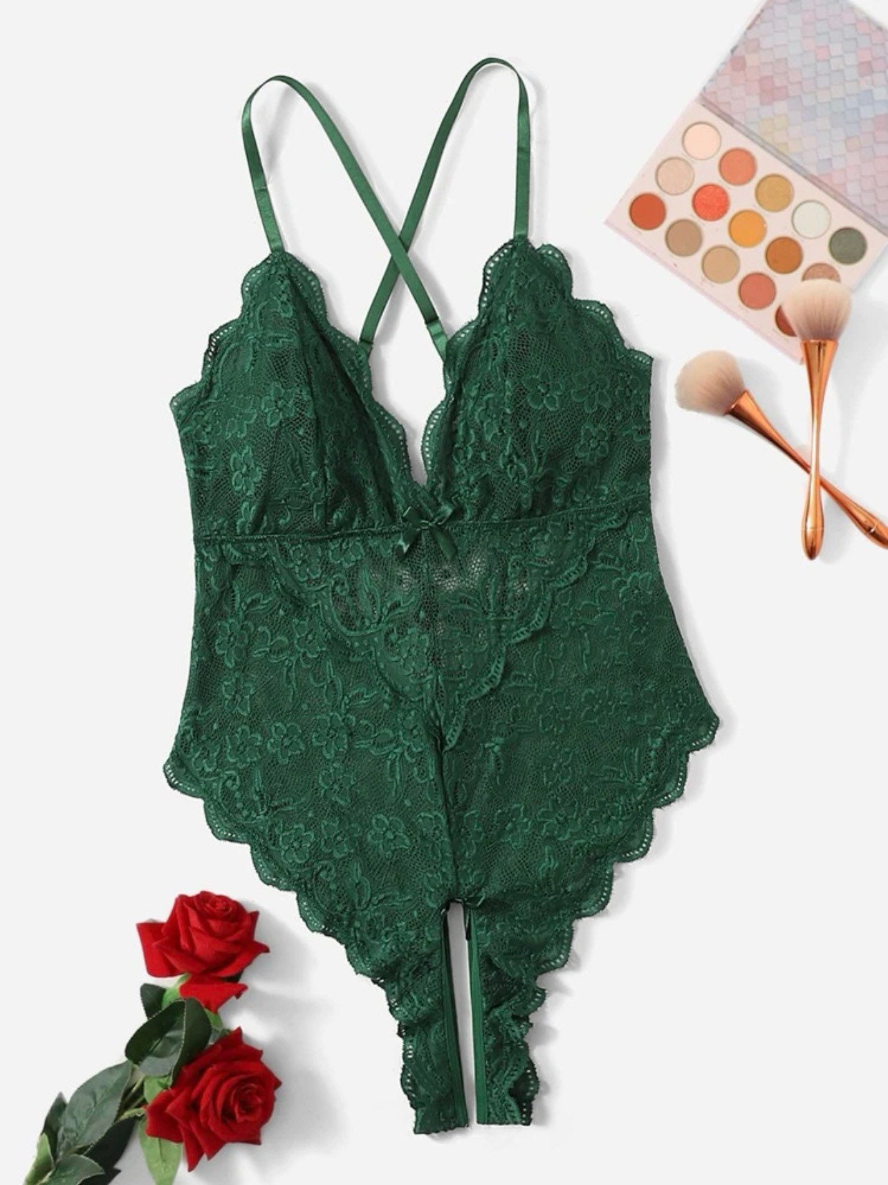 Plus Size Crotchless Teddy Lingerie Bodysuit Plus Size Etsy