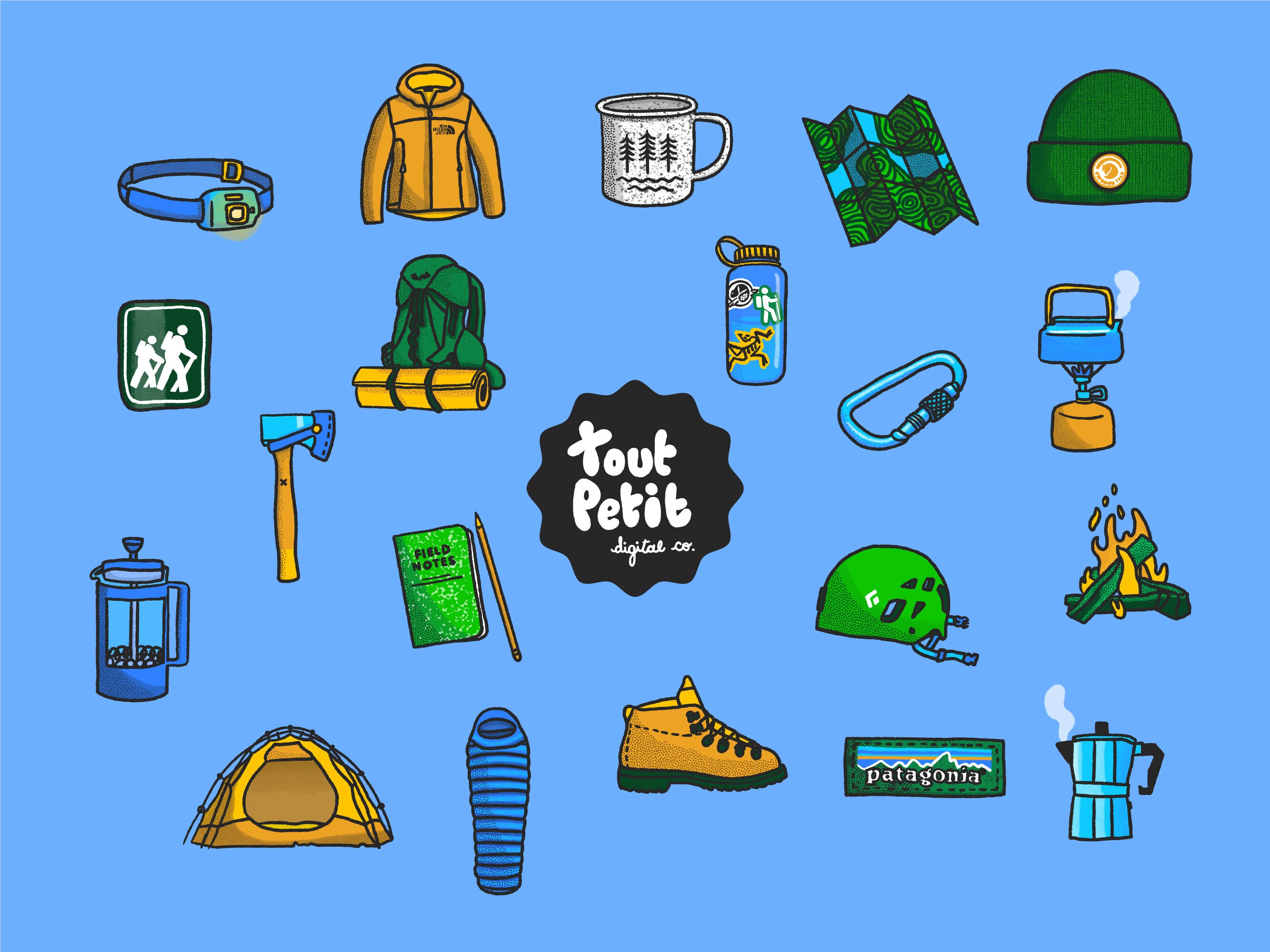 The Great Outdoors Clipart Collection | Digital Download | Digital ...