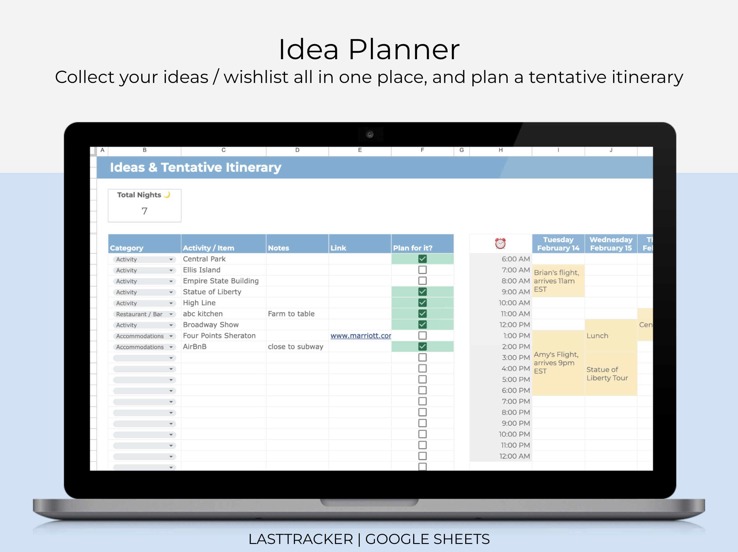 Group Travel Planner Shared Expense Calculator Budget - Etsy