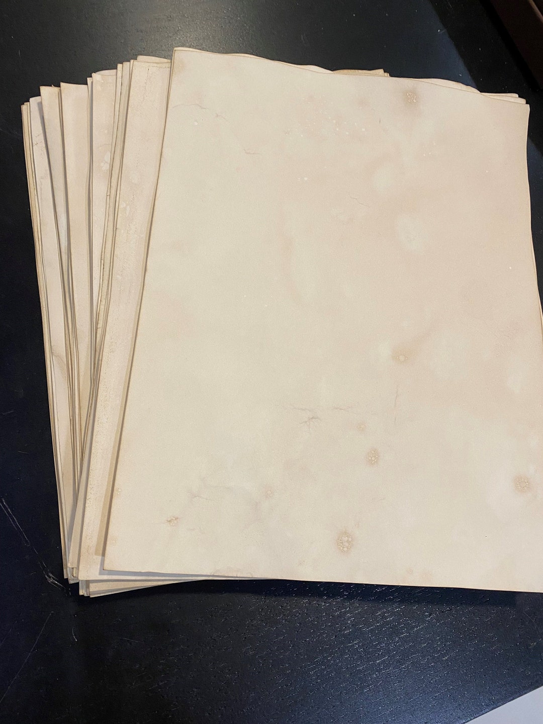Tea Stained Paper 50 Pieces Hand Died for Scrapbooking Junk Journaling ...