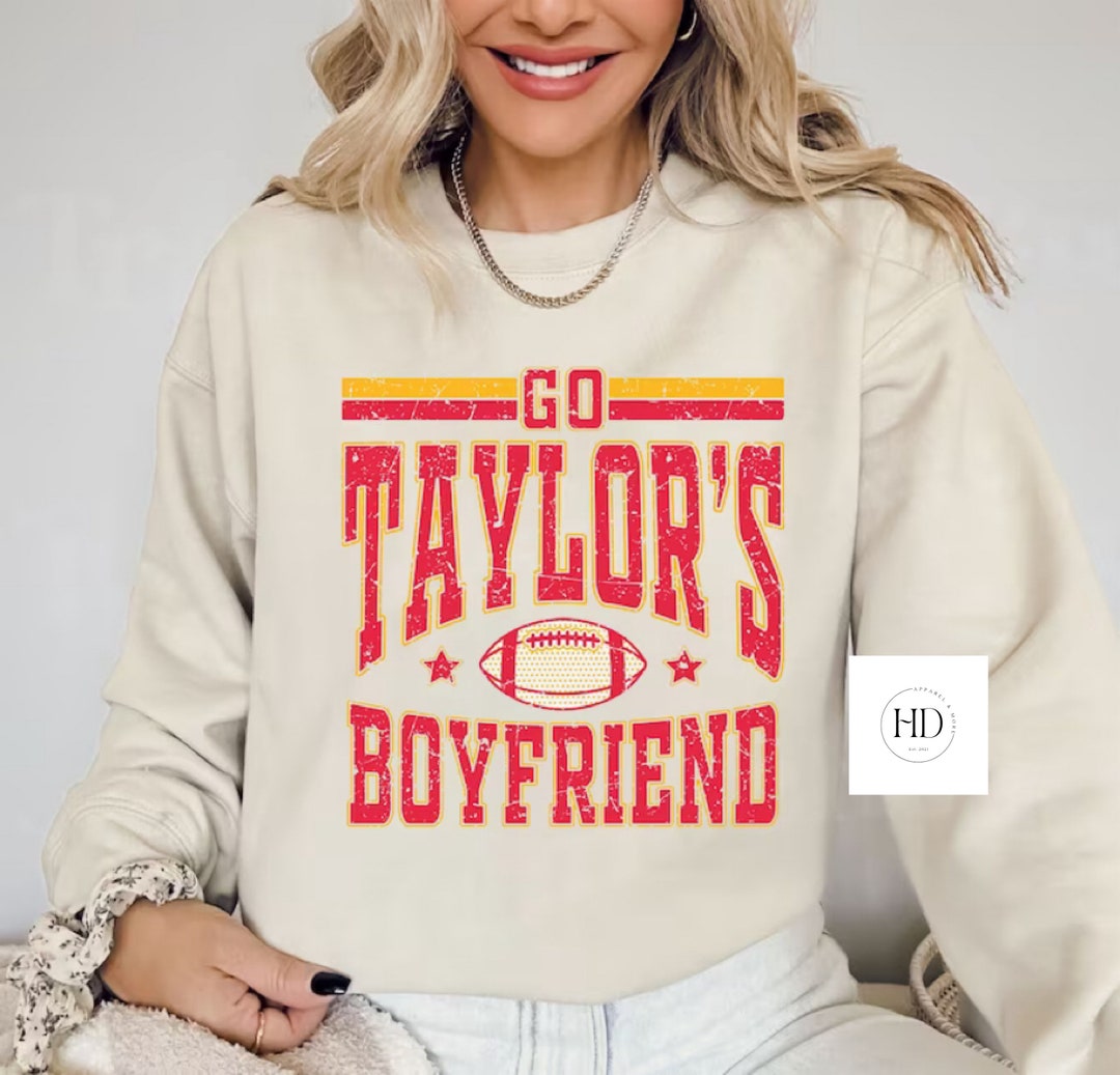 Go Taylors Boyfriend Tee Long Sleeve Crewneck Football Crewneck ...