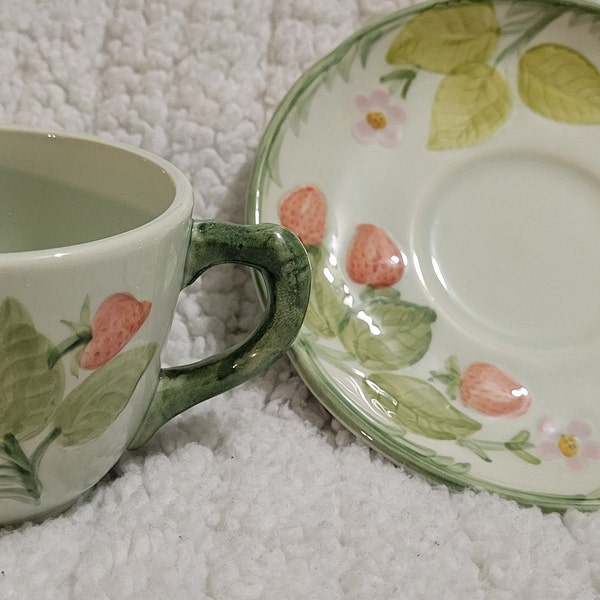 Strawberry Tea Set - Etsy
