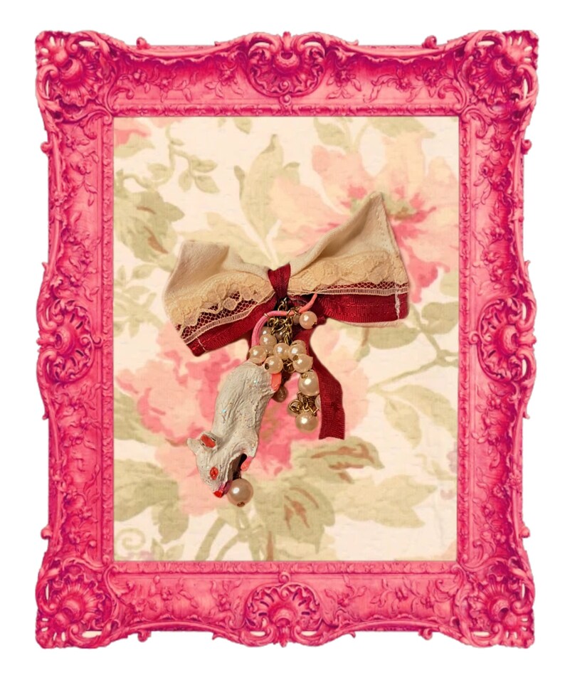 Handmade Coquette Rat Hair Clips - Etsy