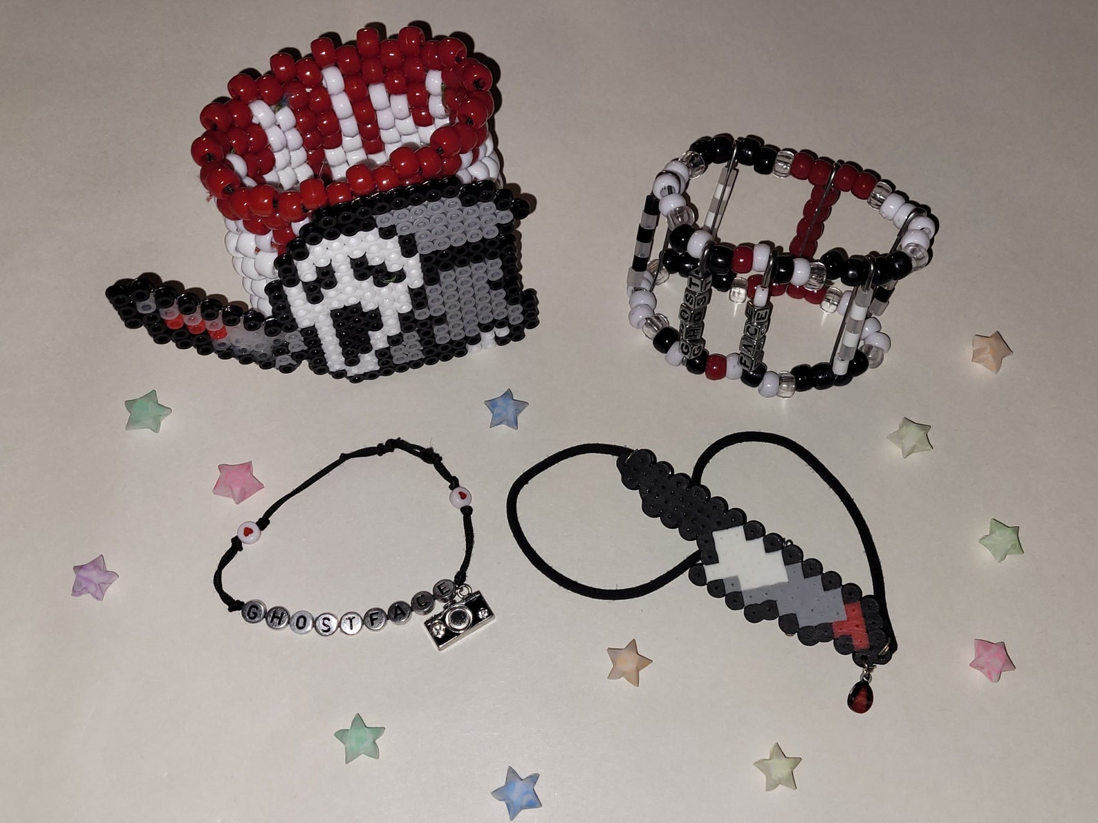 Ghostface Set • Scream Kandi Cuffs • Adjustable Dead by Daylight ...