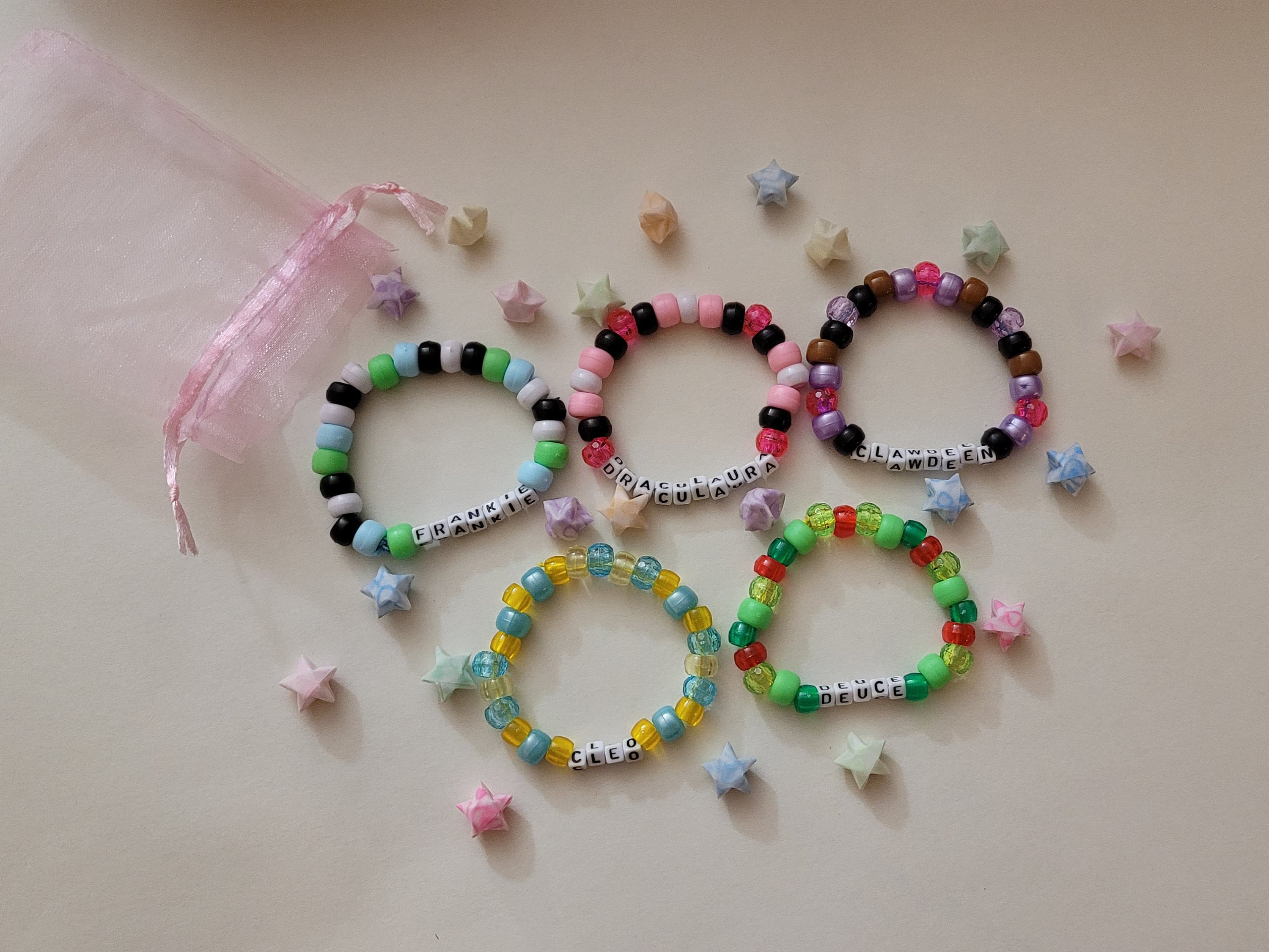 M.H. Kandi Bracelets • Monster Doll Jewelry • Monster Theme • Spooky ...