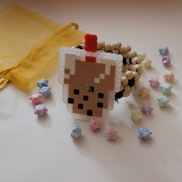 Boba Perler Bead - Etsy