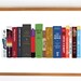 Book Spine Art , Custom Book Stack Book Lover , Librarian, Book Club or ...