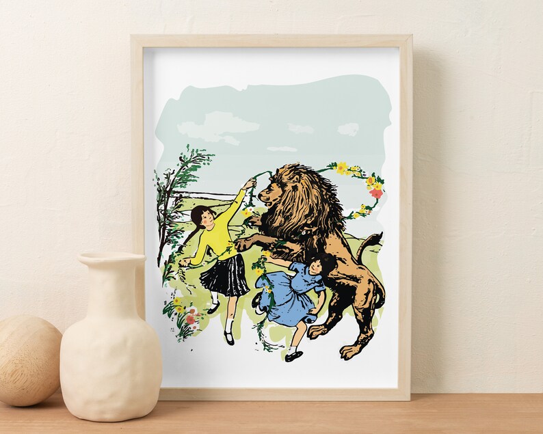 Chronicles of Narnia Illustration Print Bookish Art Narnia - Etsy