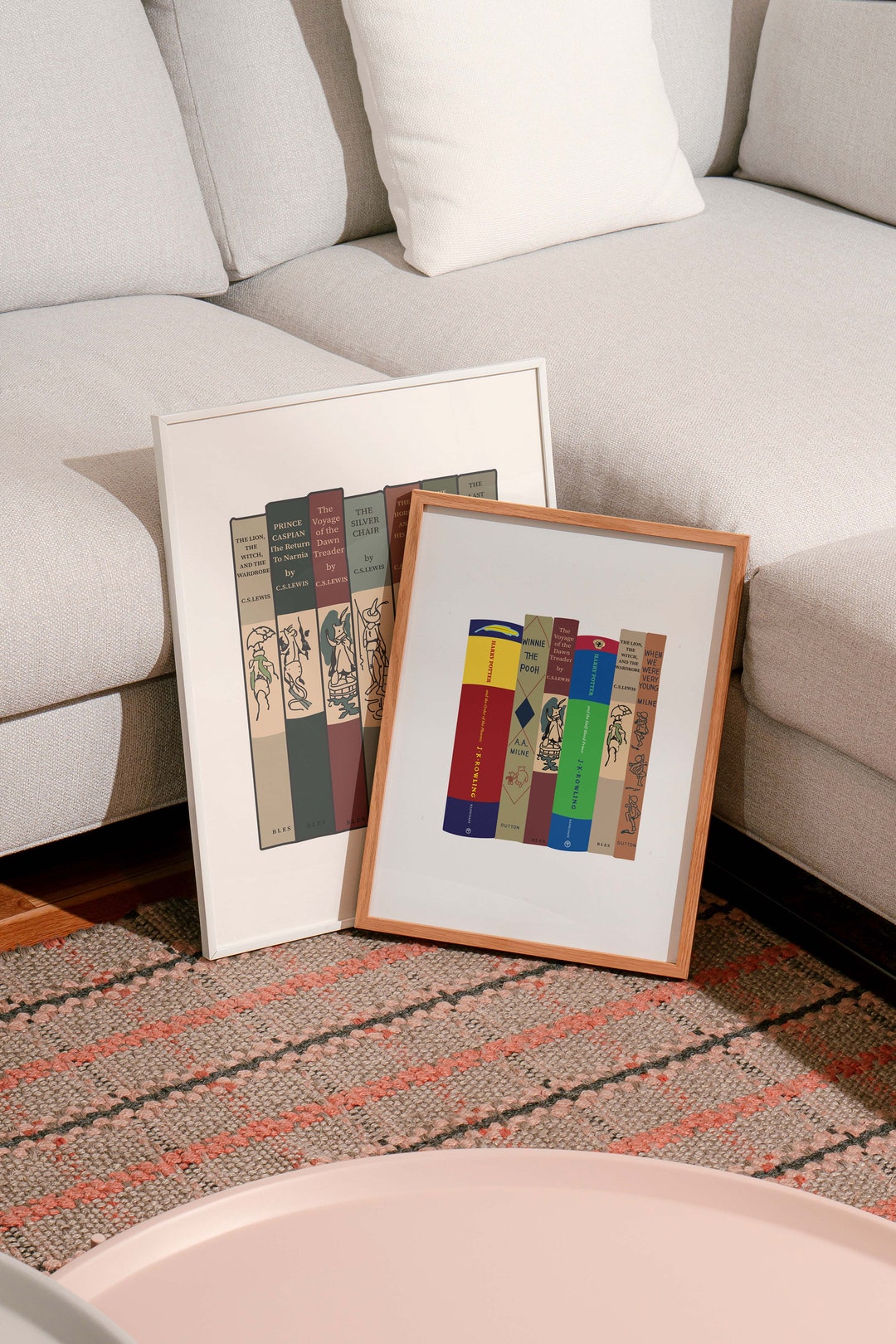 Book Spine Art , Custom Book Stack Book Lover , Librarian, Book Club or ...