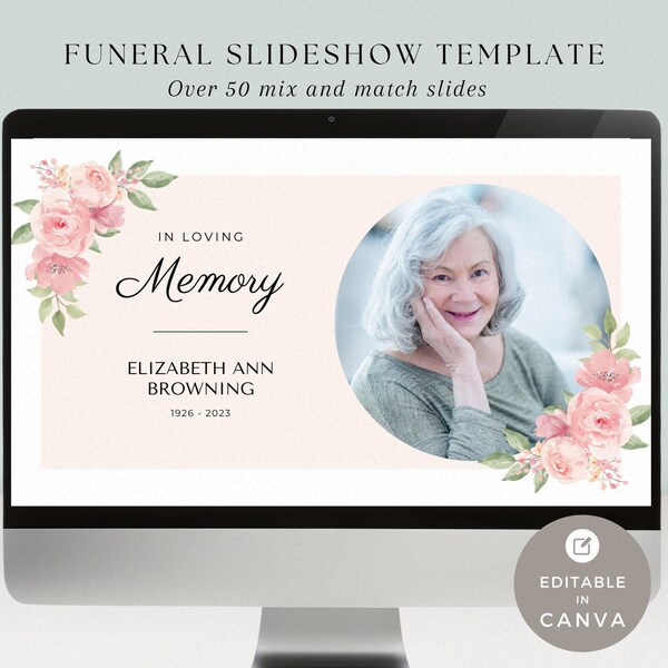 Funeral Powerpoint - Etsy