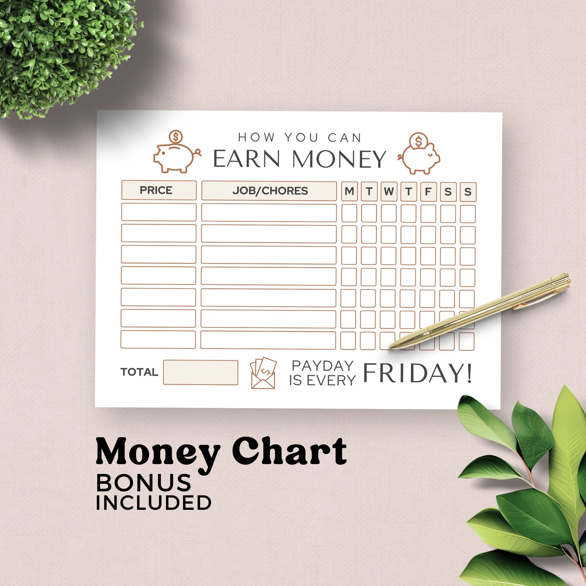 Editable Behavior Chart Template Responsibility Chart Reward System for ...