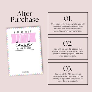 Lottery Scratch off Gift DIY Editable Template | Lottery Ticket Holder ...