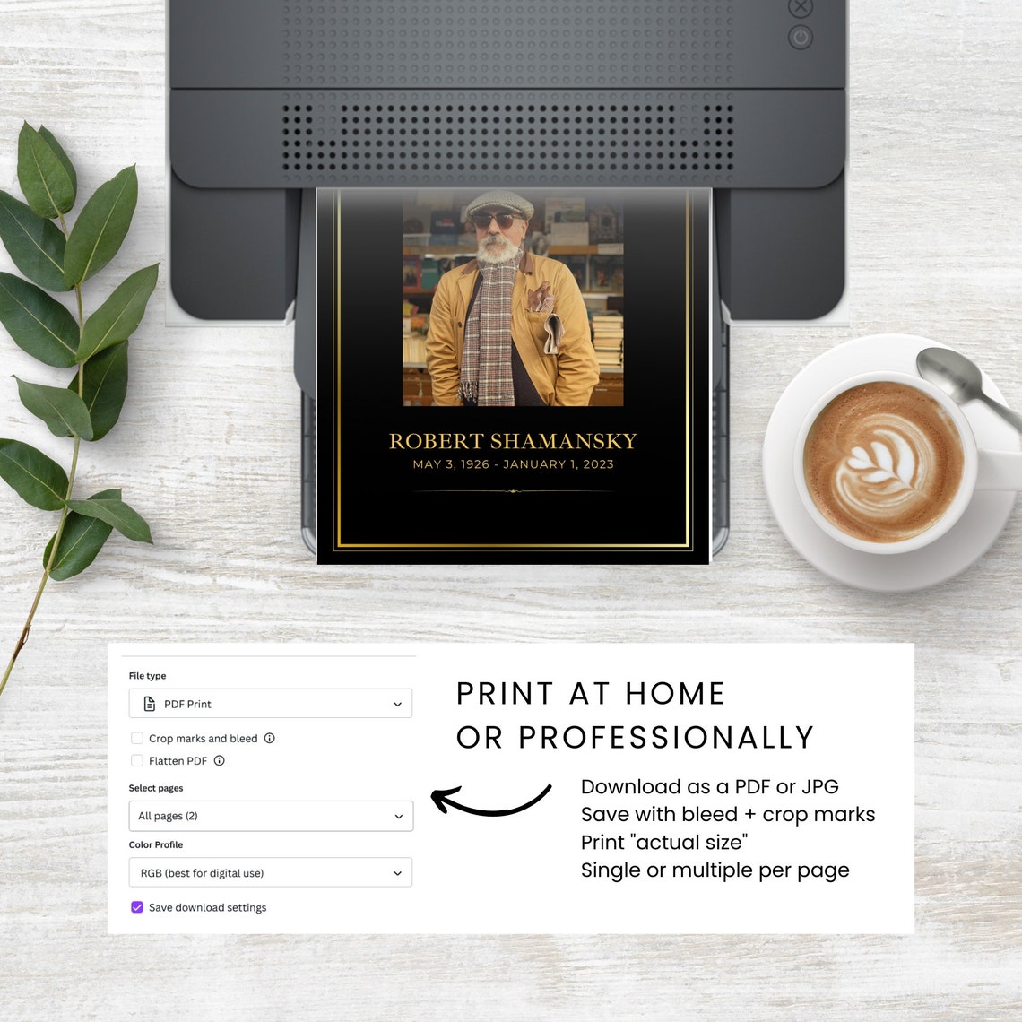 Funeral Welcome Sign Template | Large Funeral Sign | Celebration of ...