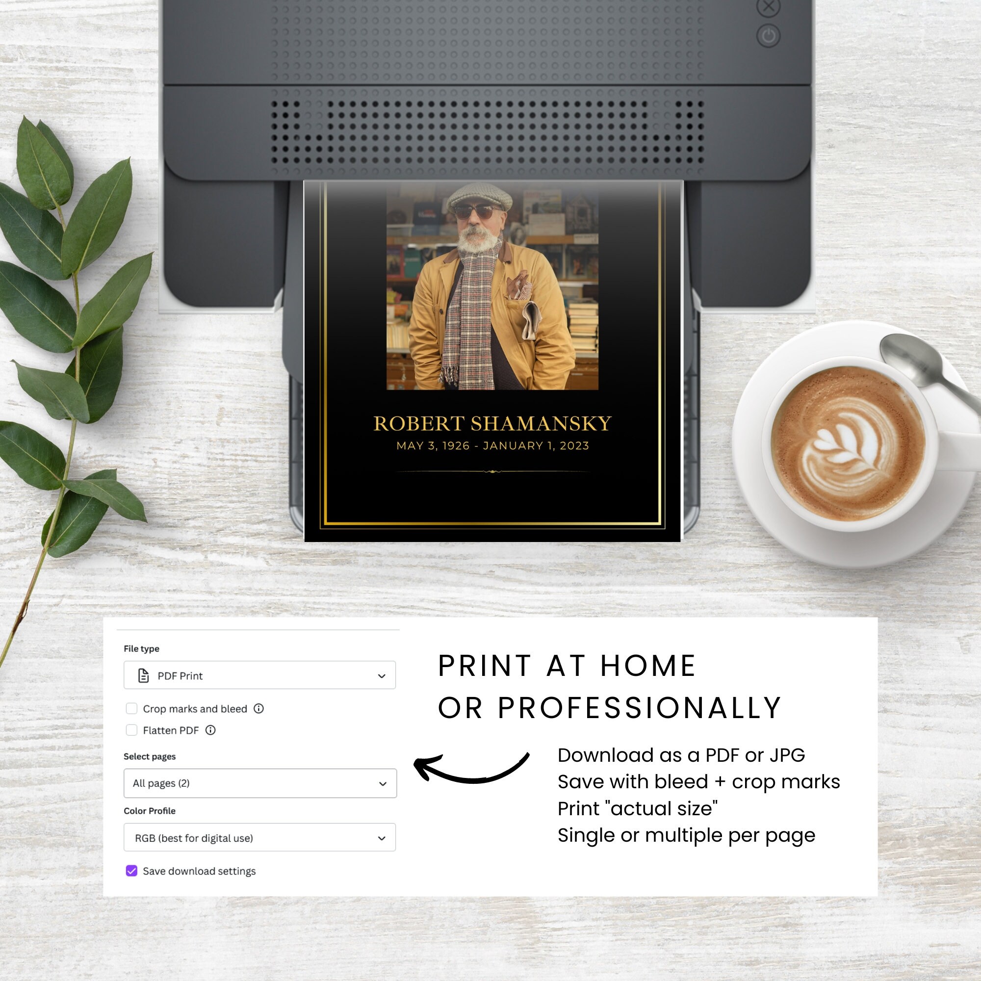 Funeral Welcome Sign Template | Large Funeral Sign | Celebration of ...