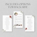 Cardinal Memorial Prayer Card: Editable Photo Keepsake (canva Template ...