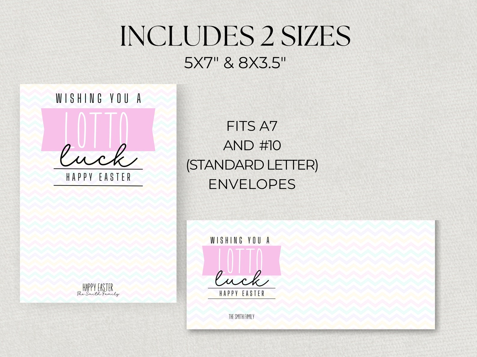 Lottery Scratch off Gift DIY Editable Template | Lottery Ticket Holder ...