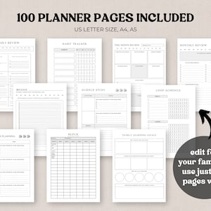 Homeschool Planner for Multiple Children, Ultimate Home School Mom ...