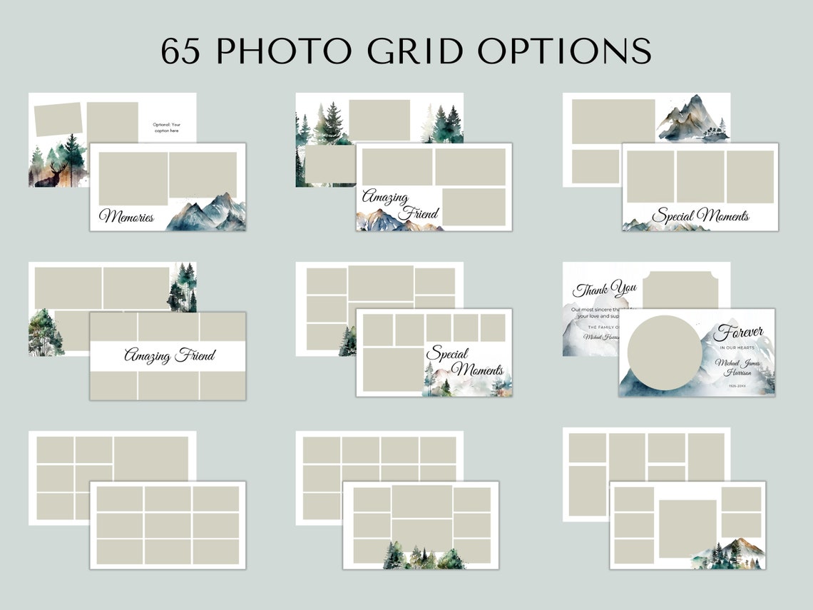 Funeral Photo Slideshow Canva, Celebration of Life Video Template, Edit ...