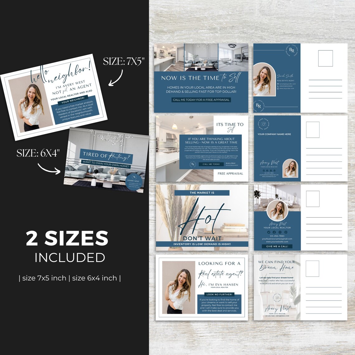 Real Estate Hello Neighbor Postcards | Real Estate Farming | Realtor ...