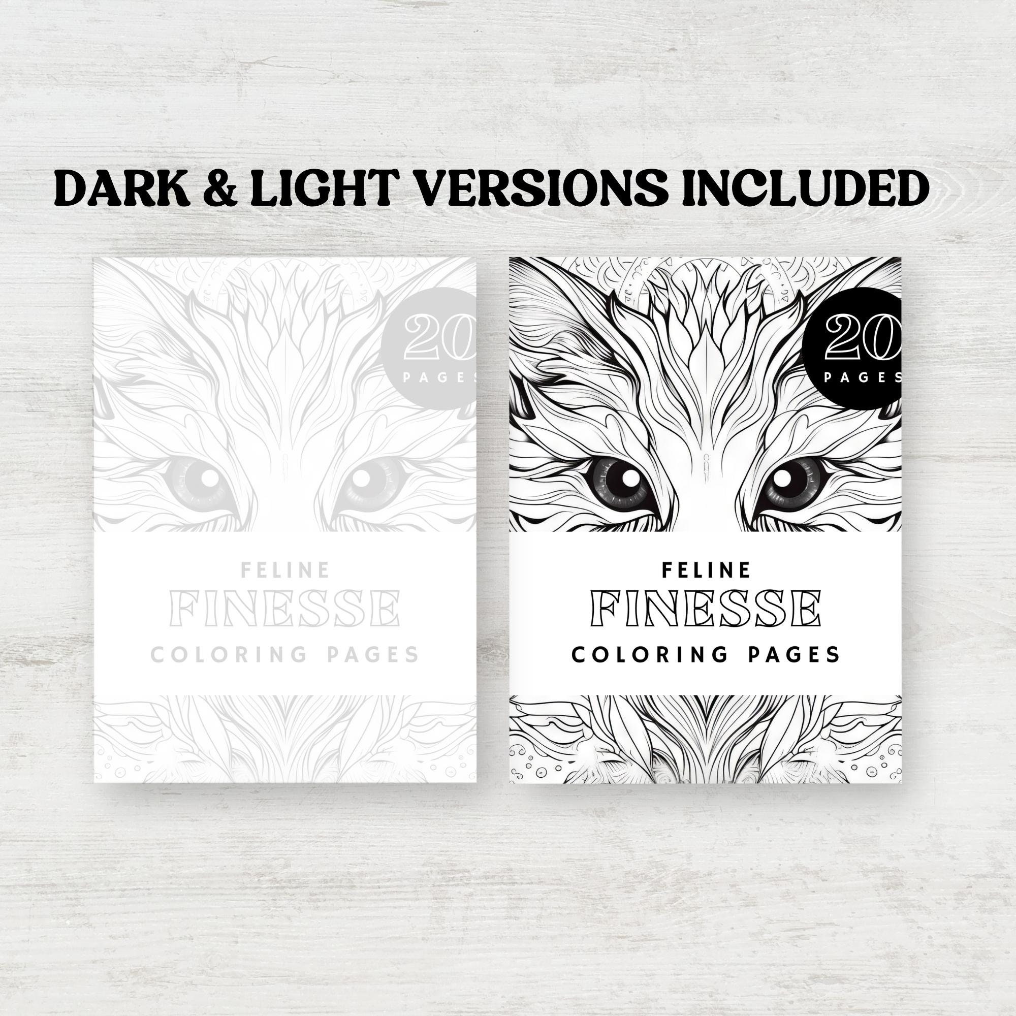 Printable Coloring Pages Bundle Digital Download Adult & Kid Coloring ...