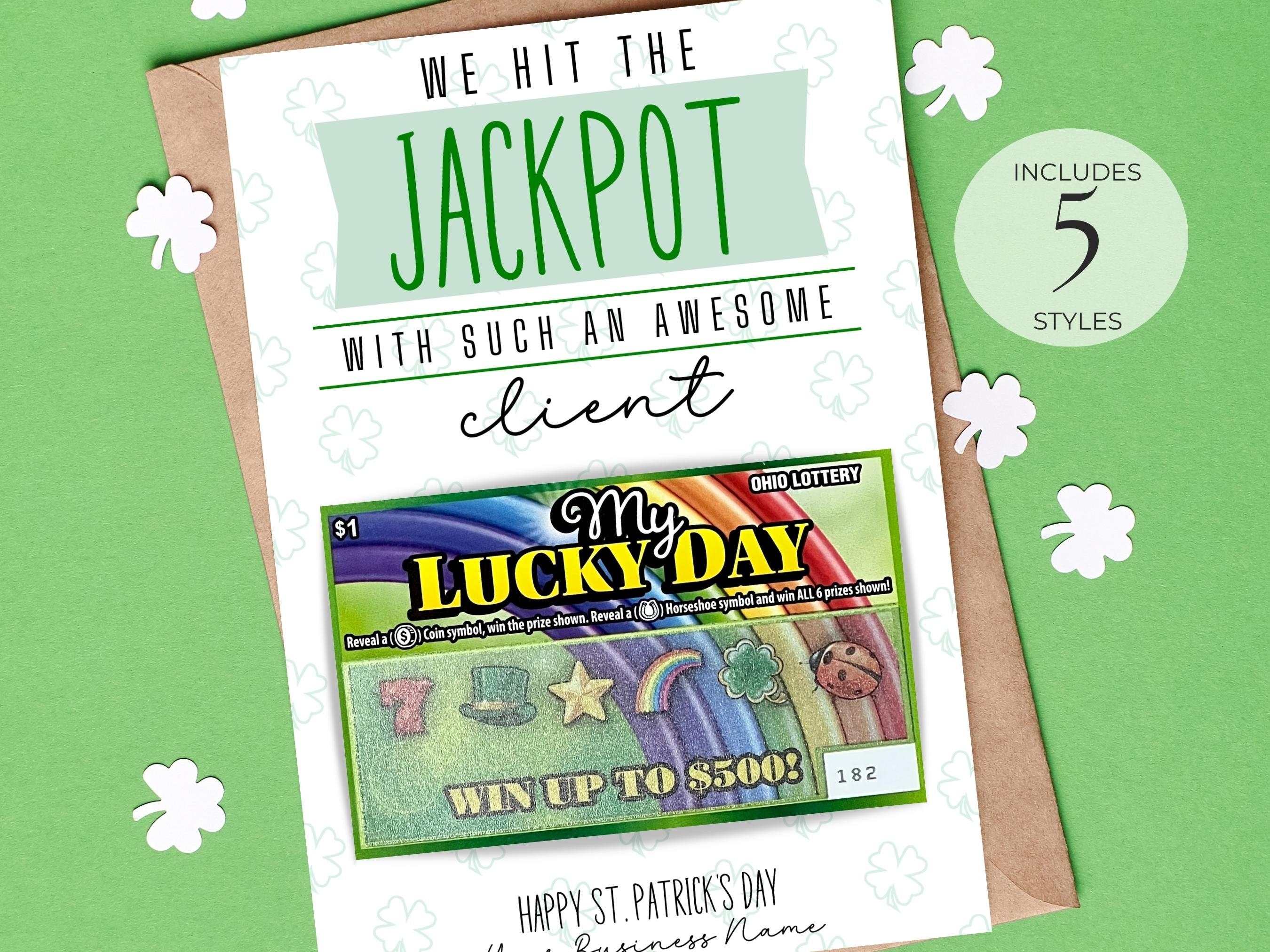 St. Patrick's Day Pop-by Tag Canva Template - Etsy