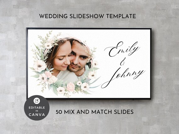 Wedding Reception Slideshow Template Wedding Presentation Templates