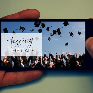 Graduation Slideshow Canva Template: Editable Video Presentation ...