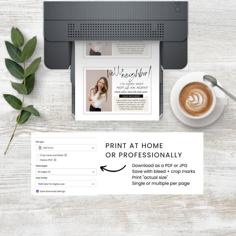 Real Estate Hello Neighbor Postcards | Real Estate Farming | Realtor ...