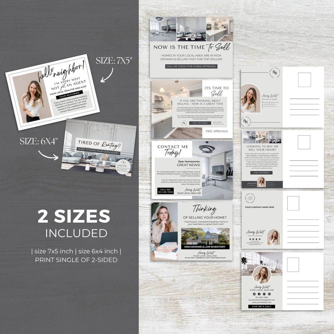 Real Estate Hello Neighbor Postcards | Real Estate Farming | Realtor ...