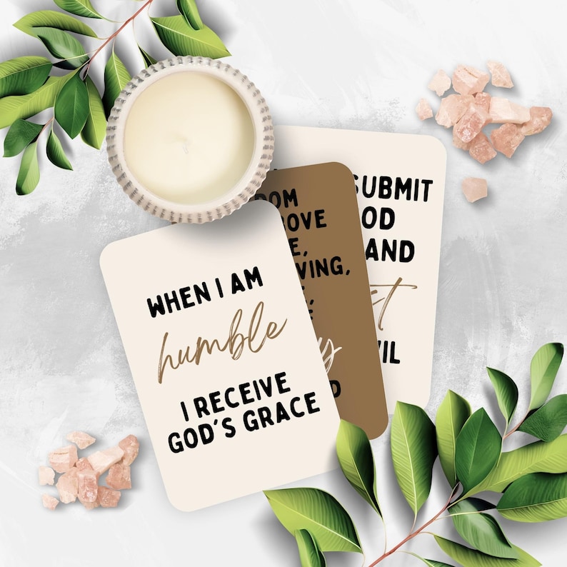 Philippians Bible Verse Cards: Christian Affirmations (editable Instant ...