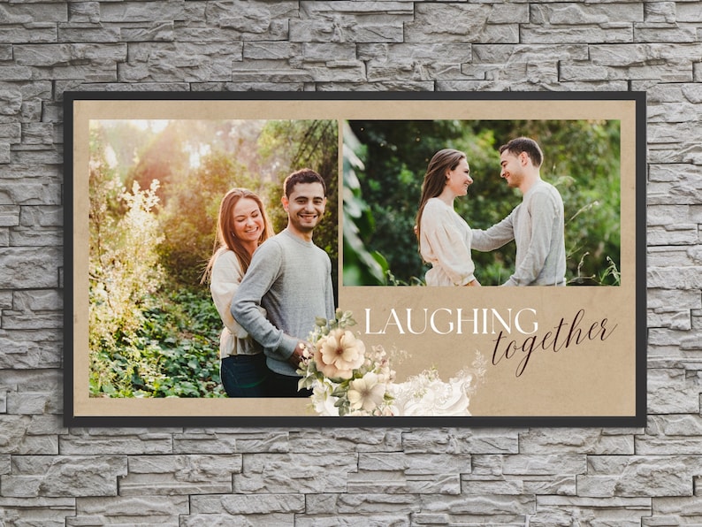 Wedding Slideshow Template Canva, Floral and Lace Photo Slide Show ...
