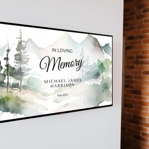 Funeral Photo Slideshow Canva, Celebration of Life Video Template, Edit ...