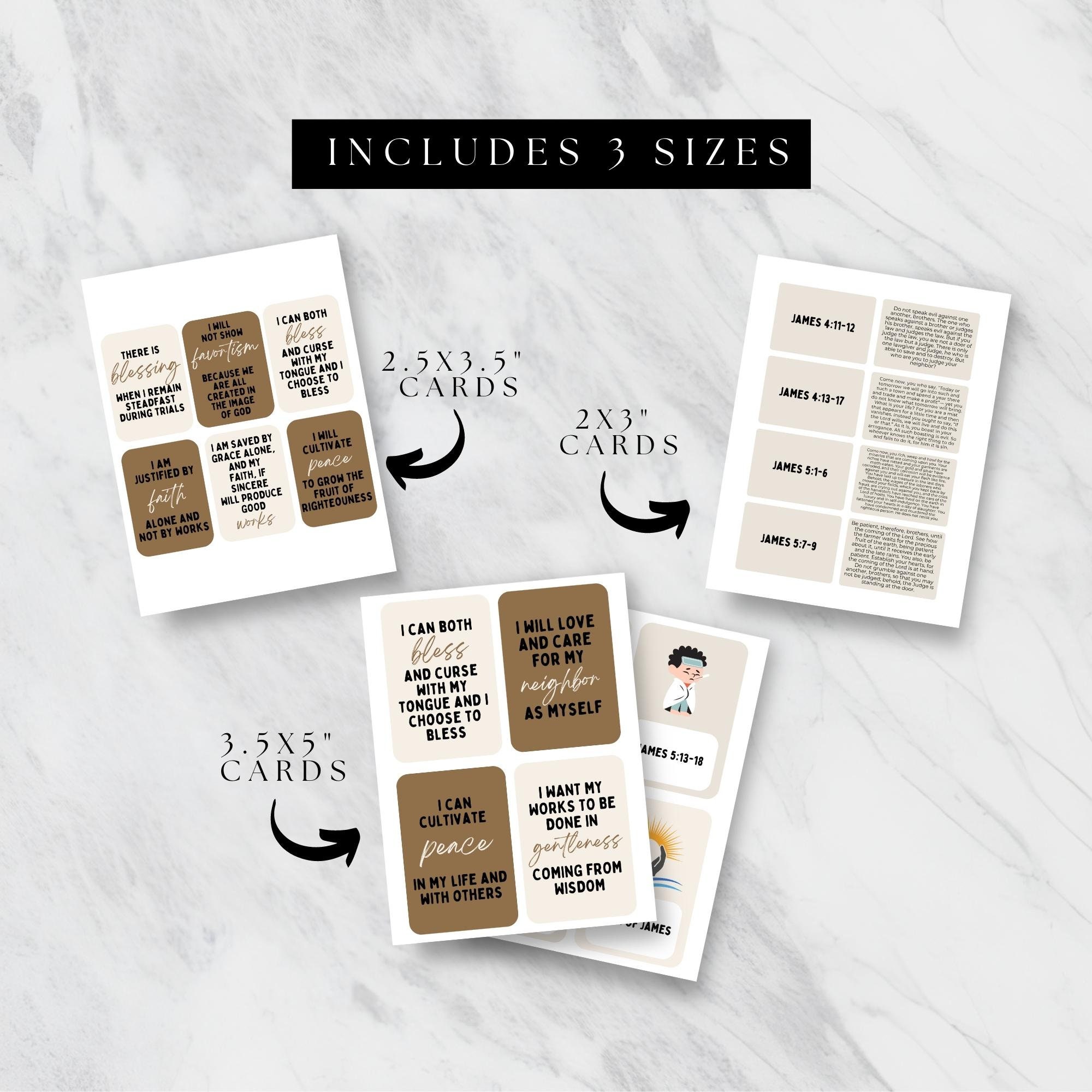 Printable Scripture Cards PDF Prayer Cards Blank Scripture - Etsy